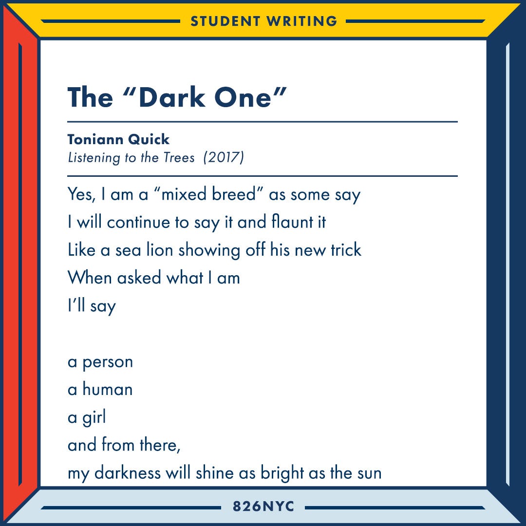 The “Dark One”. By Toniann Quick | by 826NYC | Medium