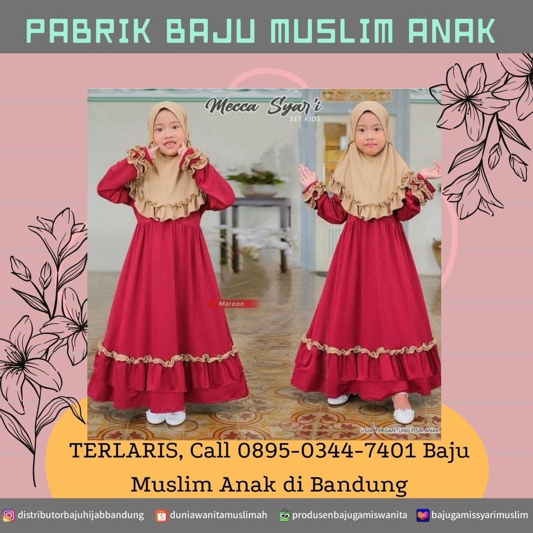 LAGI DISKON, Call 0895-0344-7401 Model Tunik Muslim Anak Bandung | by ...