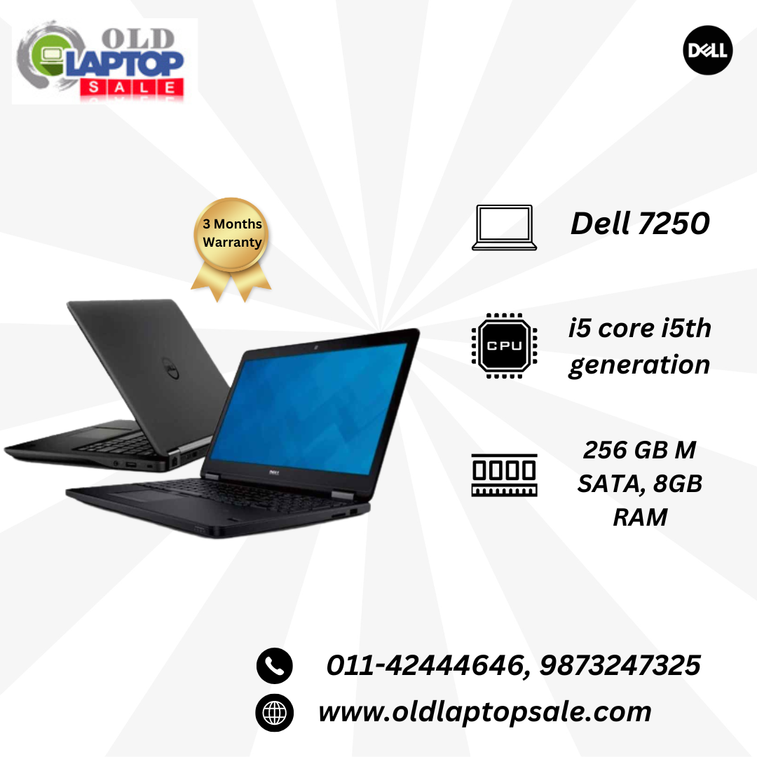 Dell E7250 Latitude Laptop (Core i5 5th Gen) - old laptop sale - Medium