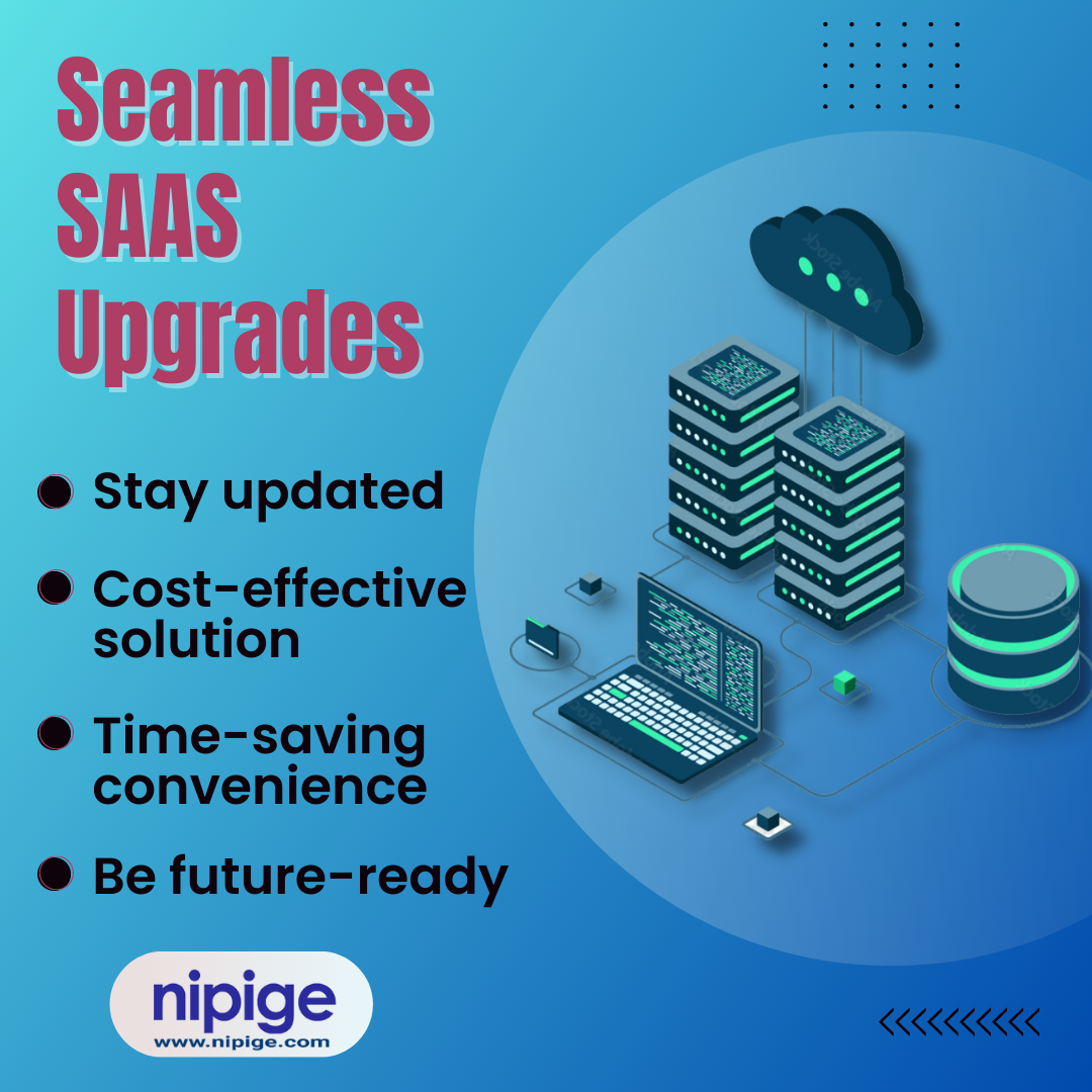 Experience Seamless Upgrades with SaaS! No more hassle of costly ...