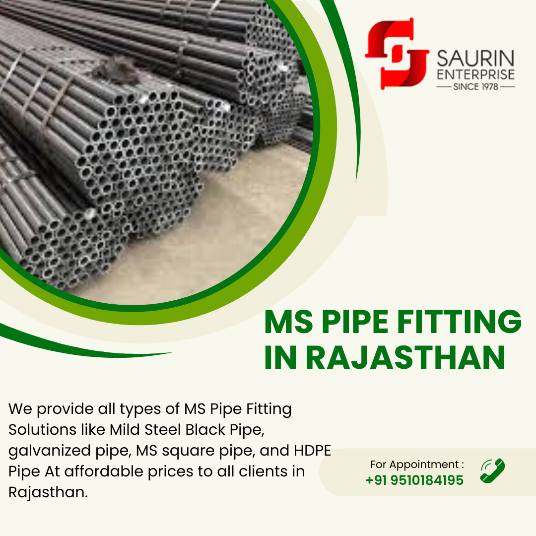 MS Pipe Fitting In Rajasthan - Saurin Enterprise - Medium