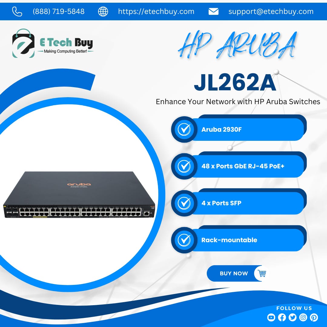 The Ultimate Guide to the JL262A HP 2930F 48G PoE+ 4SFP Layer 3 Switch ...