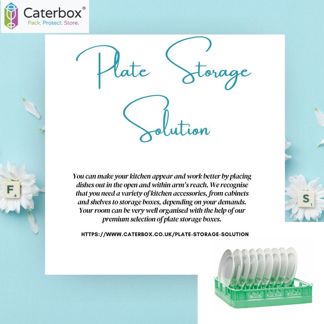 Buy Storage Boxes for plates online from Caterbox in the UK - Caterbox ...