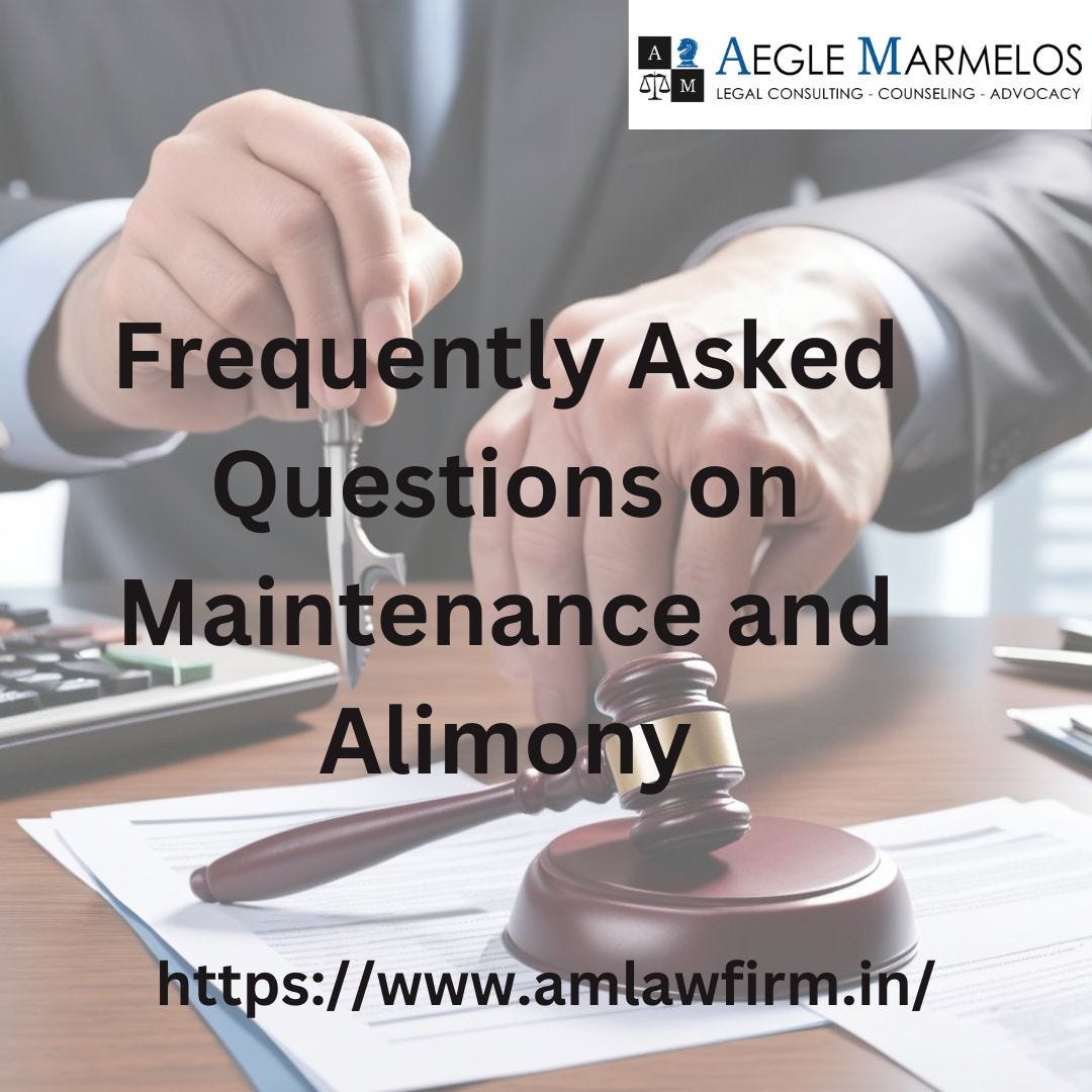 Frequently Asked Questions on Maintenance and Alimony | by amlawfirmseo ...