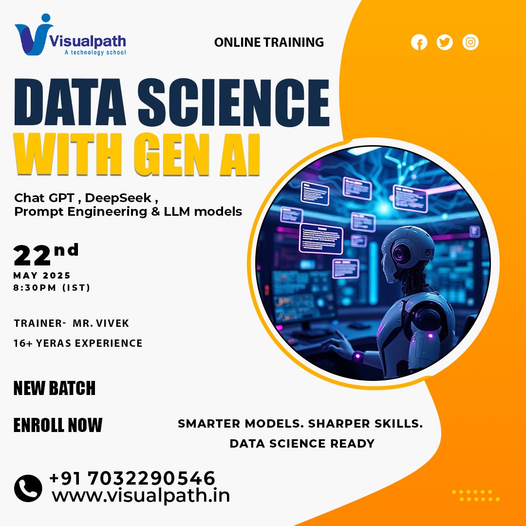 Data Science with Generative Ai Online New Batch - Harik Visualpath - Medium