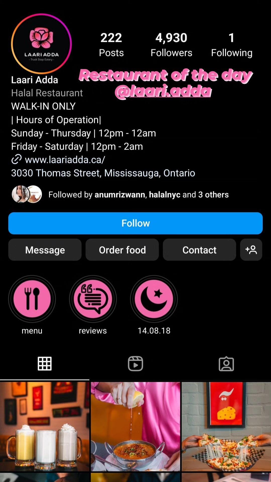 Laari Adda, Mississauga: Restaurant of the day - Zeeshan Zaidi - Medium