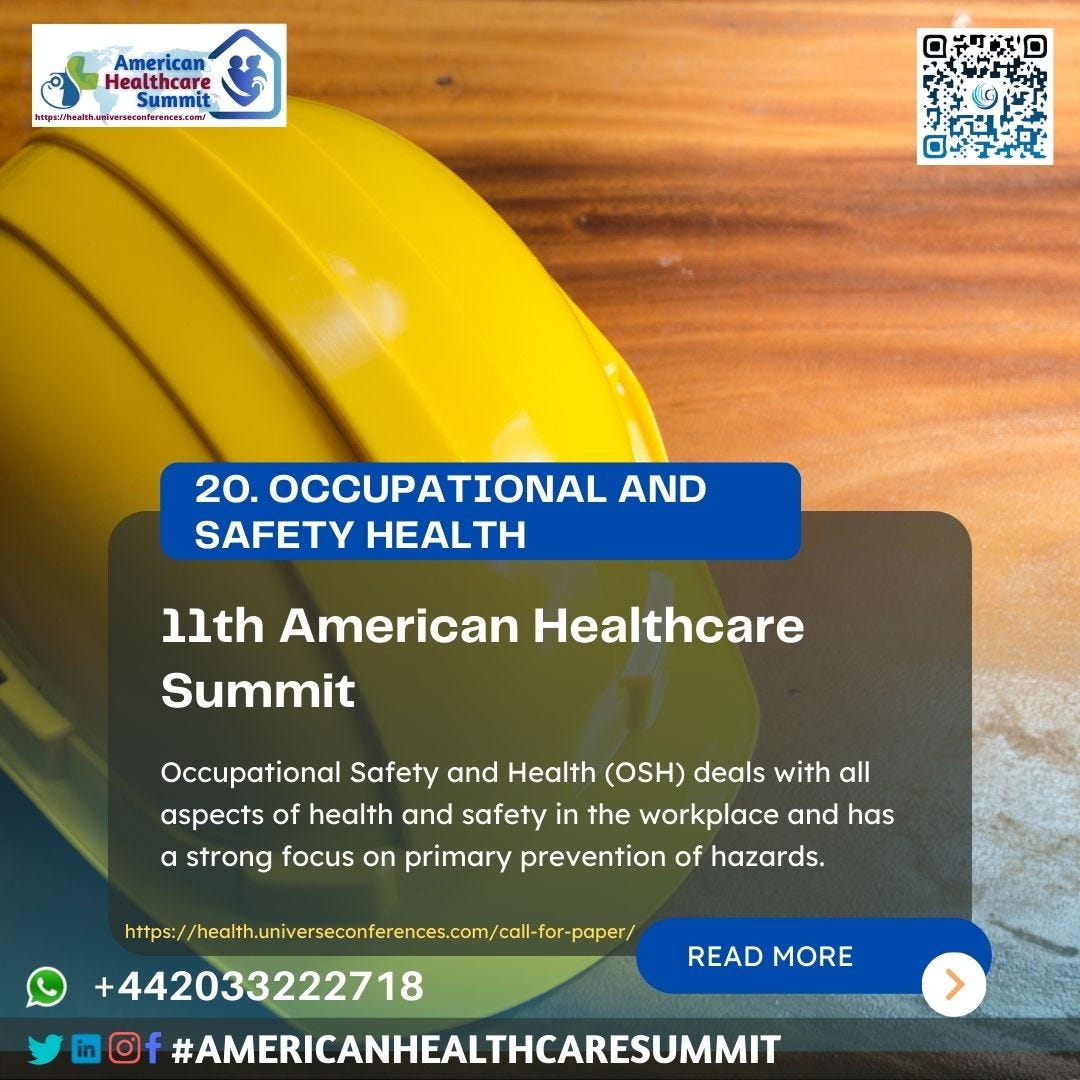 Track 20: Occupational and Safety Health:- | by Drandreaross | Medium