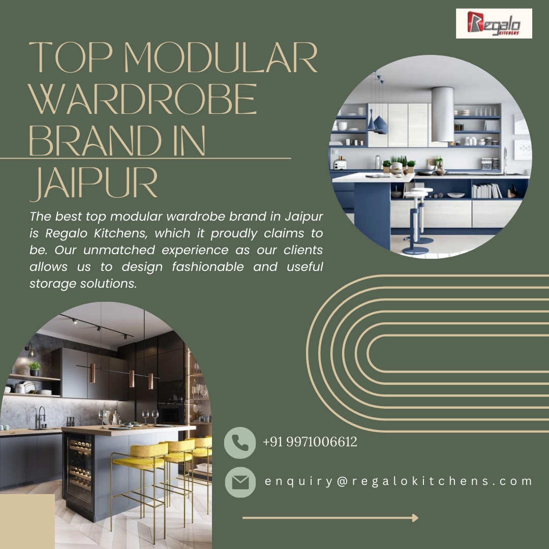 Top Modular Wardrobe Brand in Jaipur | Regalo Kitchens - Kitchen Design ...