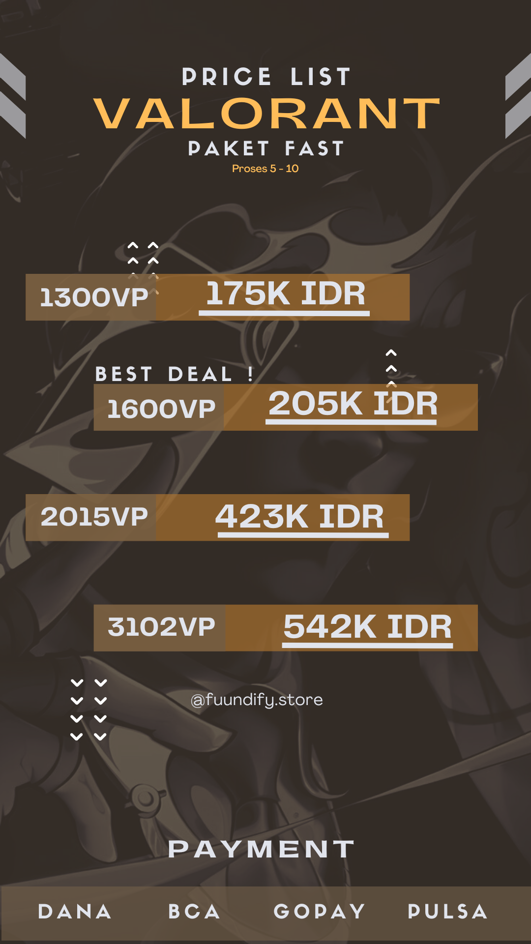 READY STOCK !!! VOUCHER GAME VALORANT ⏰ 08.00–20.30 WIB 💸 HARGA DAPAT BERUBAH SEWAKTU-WAKTU 🔖 ...