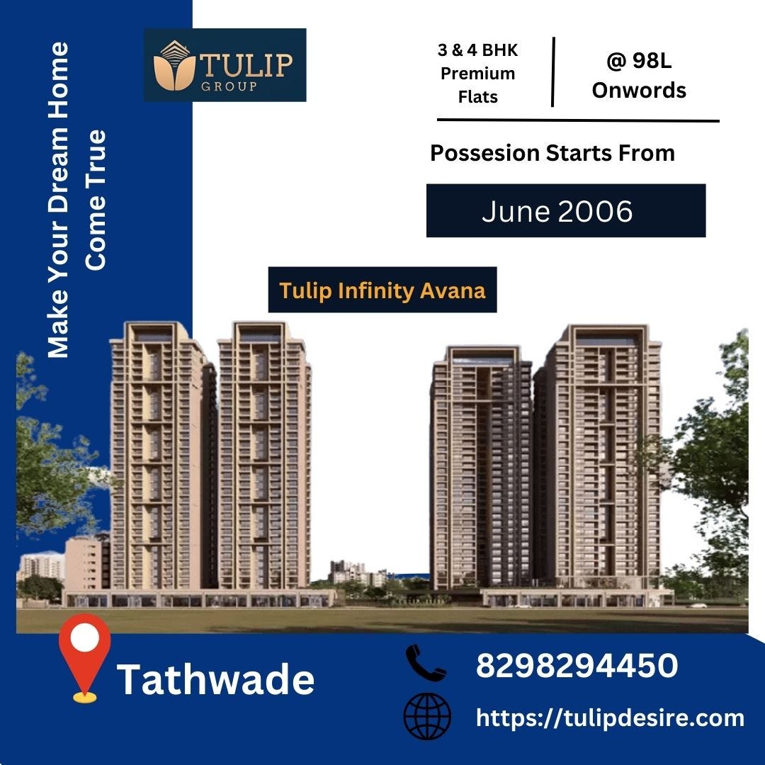 Embrace a high standard of living with Tulip Infinity Avana in Tathwade ...