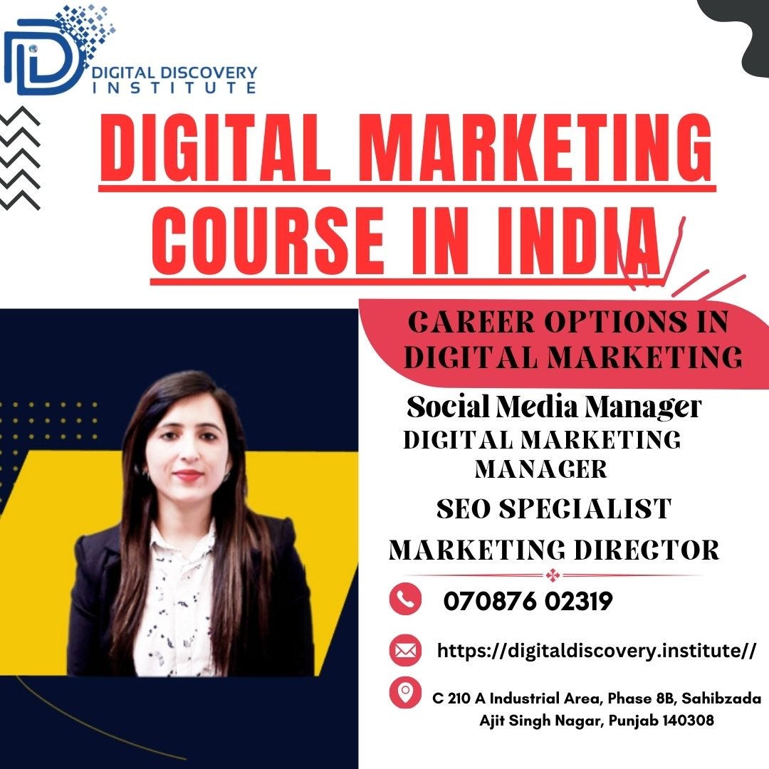 Digital Marketing Course Online India | by ddimohali08@gmail.com | Dec, 2023 | Medium