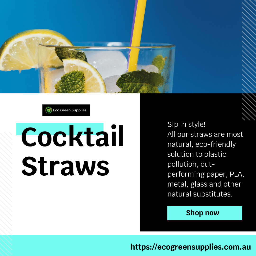 Eco-Friendly Cocktail Straws: Sip Responsibly in Style - Eco green ...