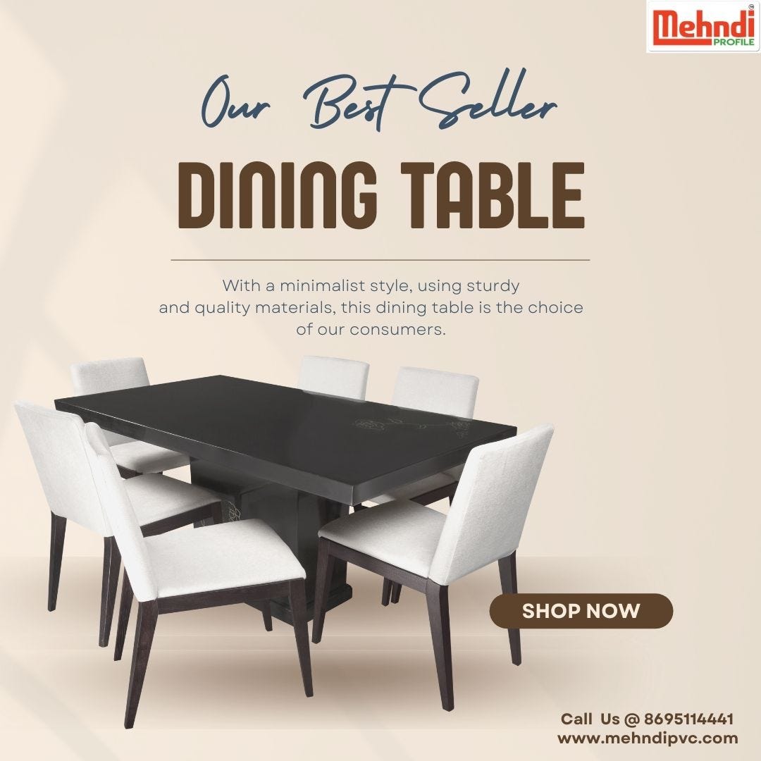 Change Your Dining Room with PVC Furniture | by Tarunaadhikaryds | Medium