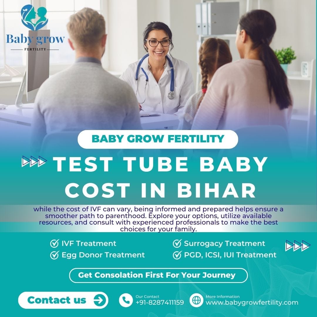 Test Tube Baby Cost in Bihar: A Guide by Baby Grow Fertility | by Baby ...