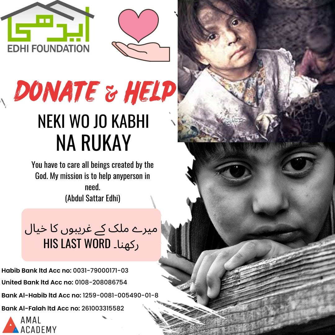 Edhi Foundation Fundraising. Edhi Foundation is the largest helping ...