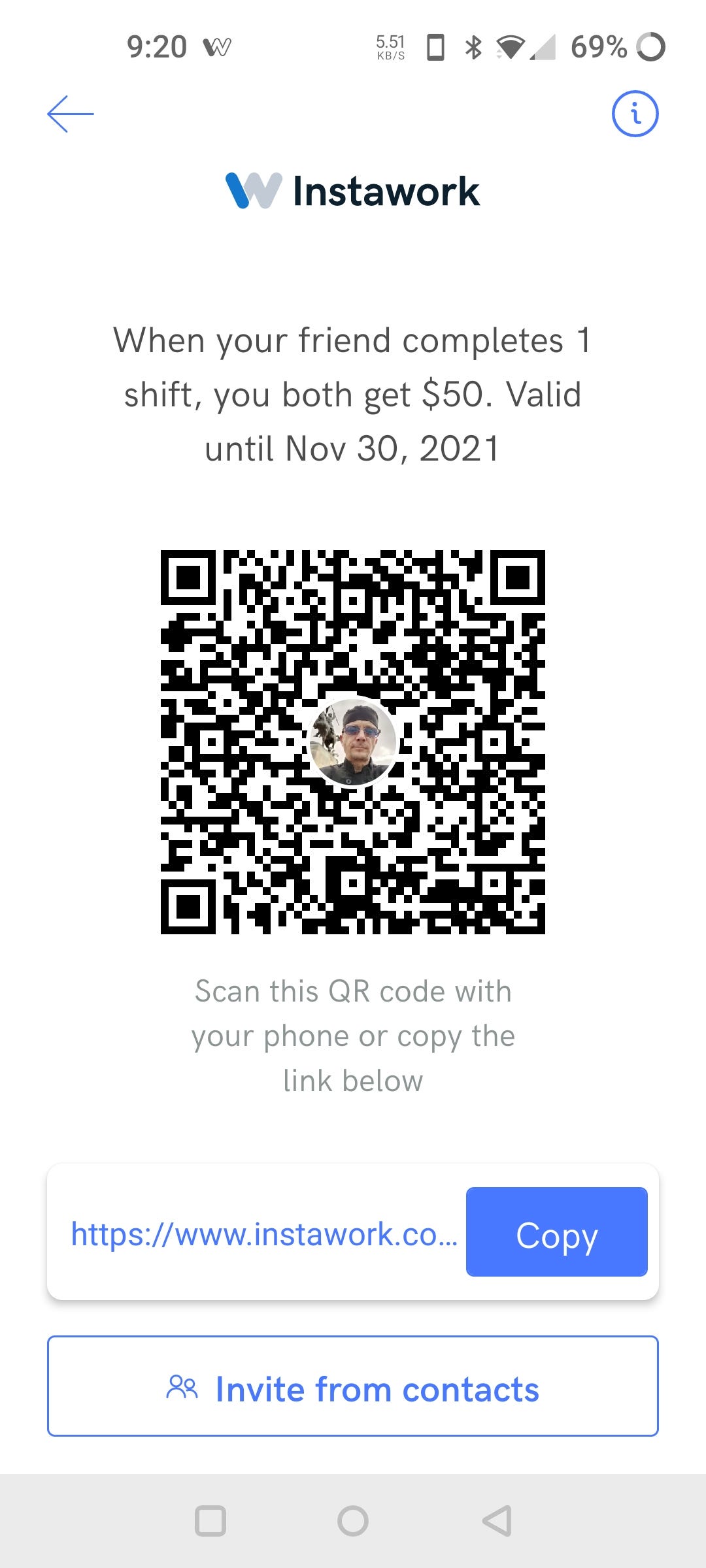 Have you tried Instawork to find flexible work? Sign up with my link and you’ll get a $50.00 ...