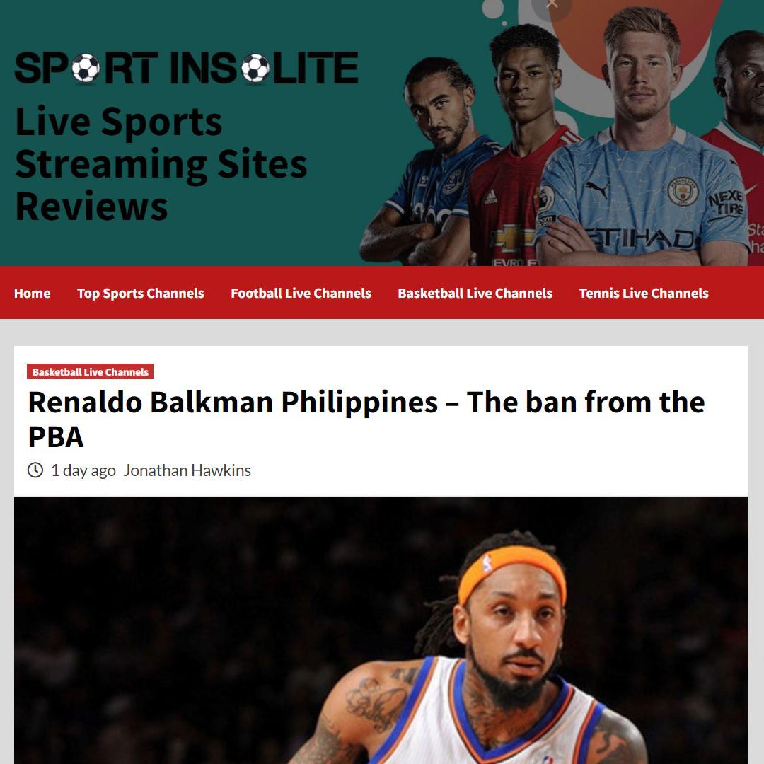 Renaldo Balkman Philippines — The ban from the PBA - Sport Insolite ...
