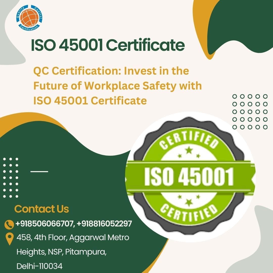ISO 45001 Certificate | QC Certification - Jaiprajapati - Medium