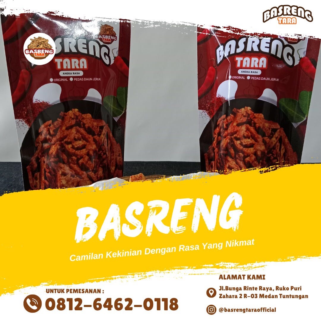 Viral, WA 0812–6462–0118, Jual Basreng 1kg di Medan, Basreng Tara ...