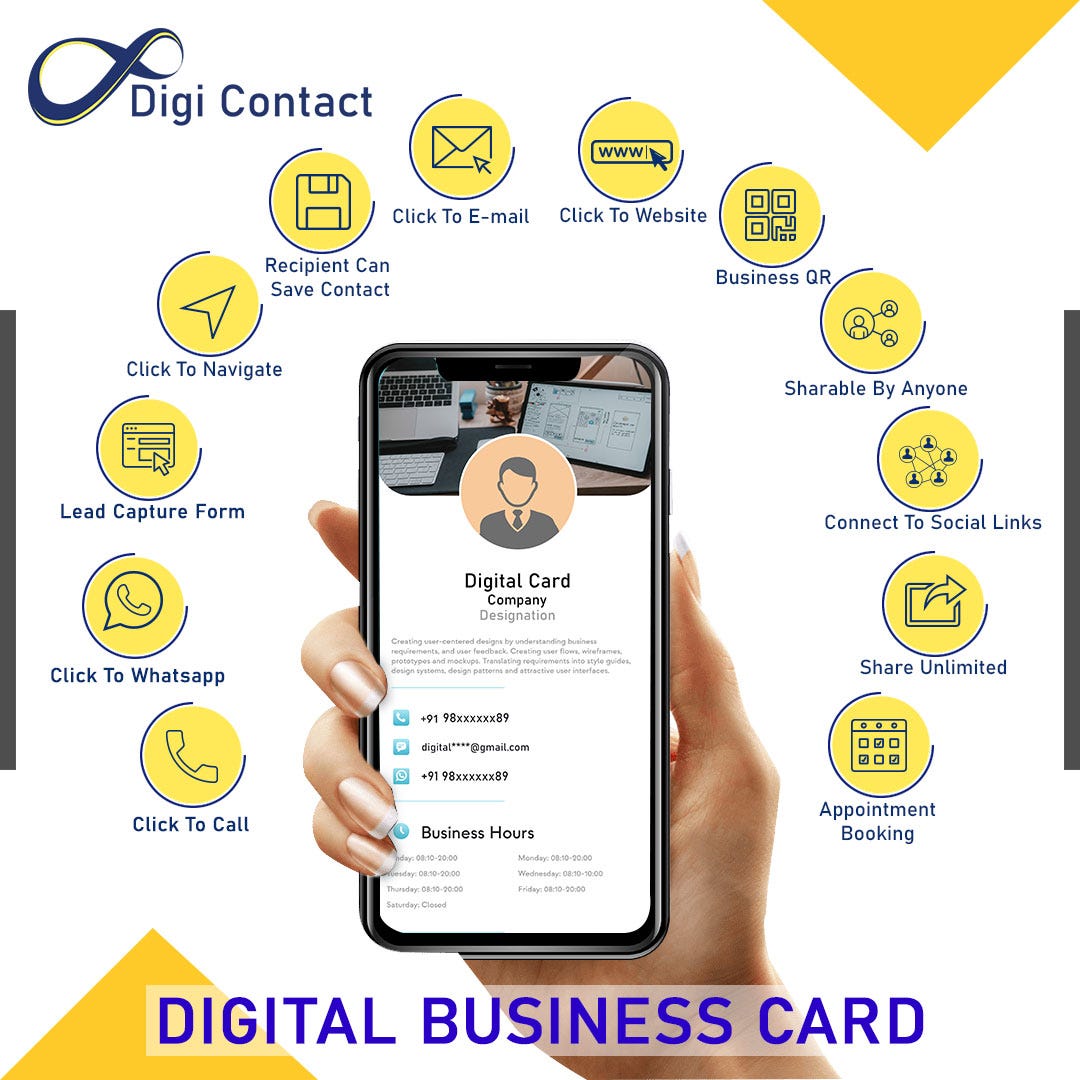 Digital Business card Features… - Digicontact - Medium