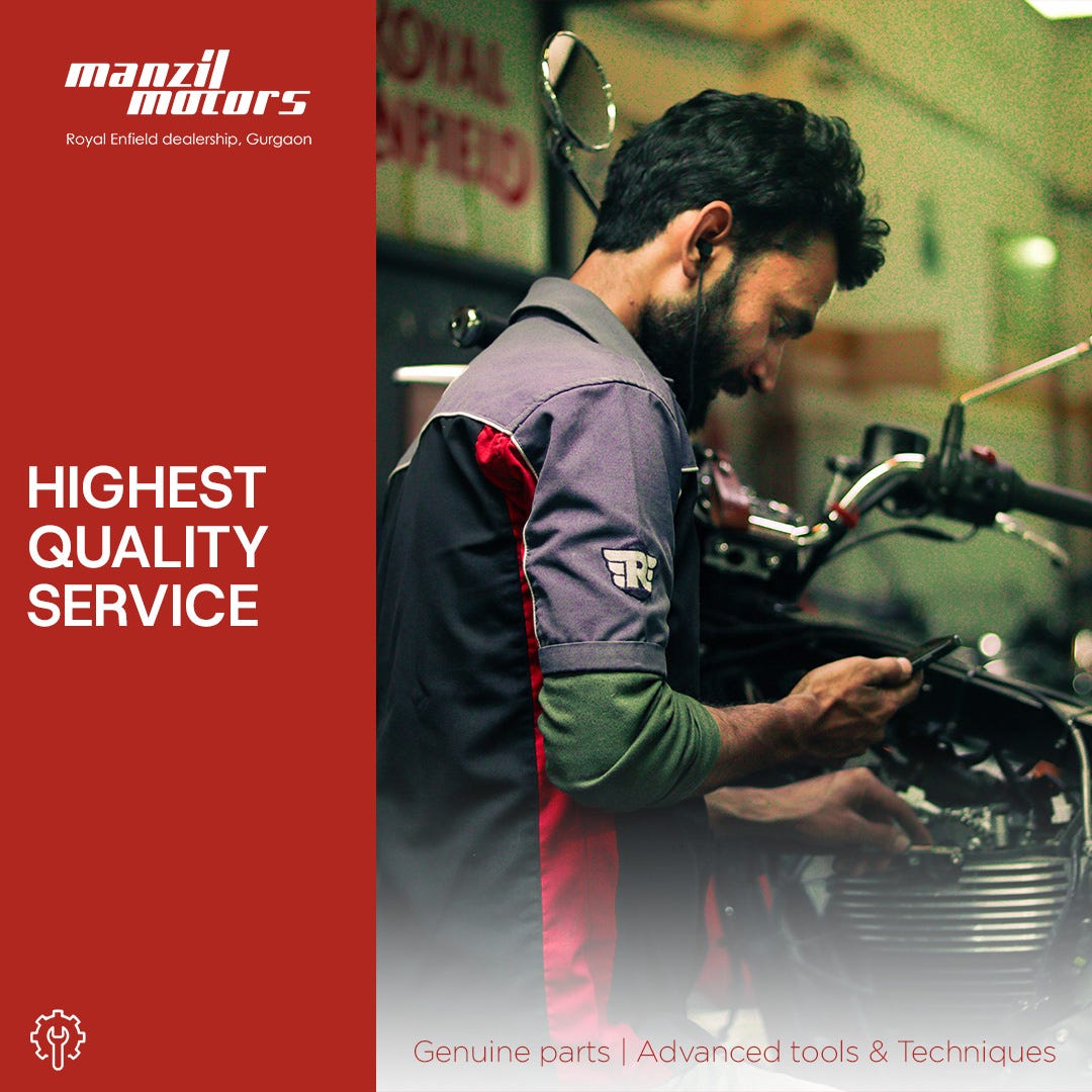 Behind the Scenes: How Royal Enfield Service Centers Keep Your Bike ...