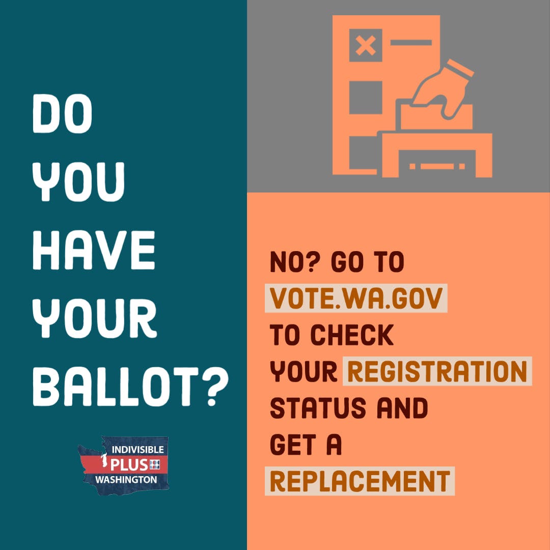 Getting a replacement ballot in Washington state for the November 2020 ...