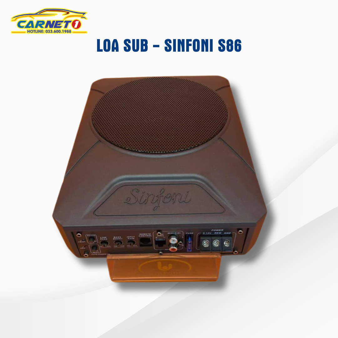 Lắp đặt Loa sub điện ô tô Sinfoni S86 giá rẻ tại Hà Nội | by Tran Mai ...