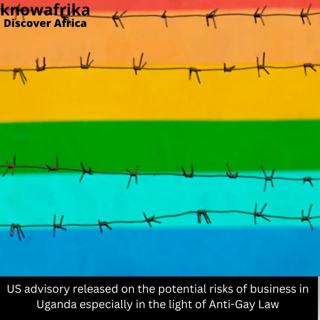 US issues advisory warning businesses on setting-up in Uganda in the ...