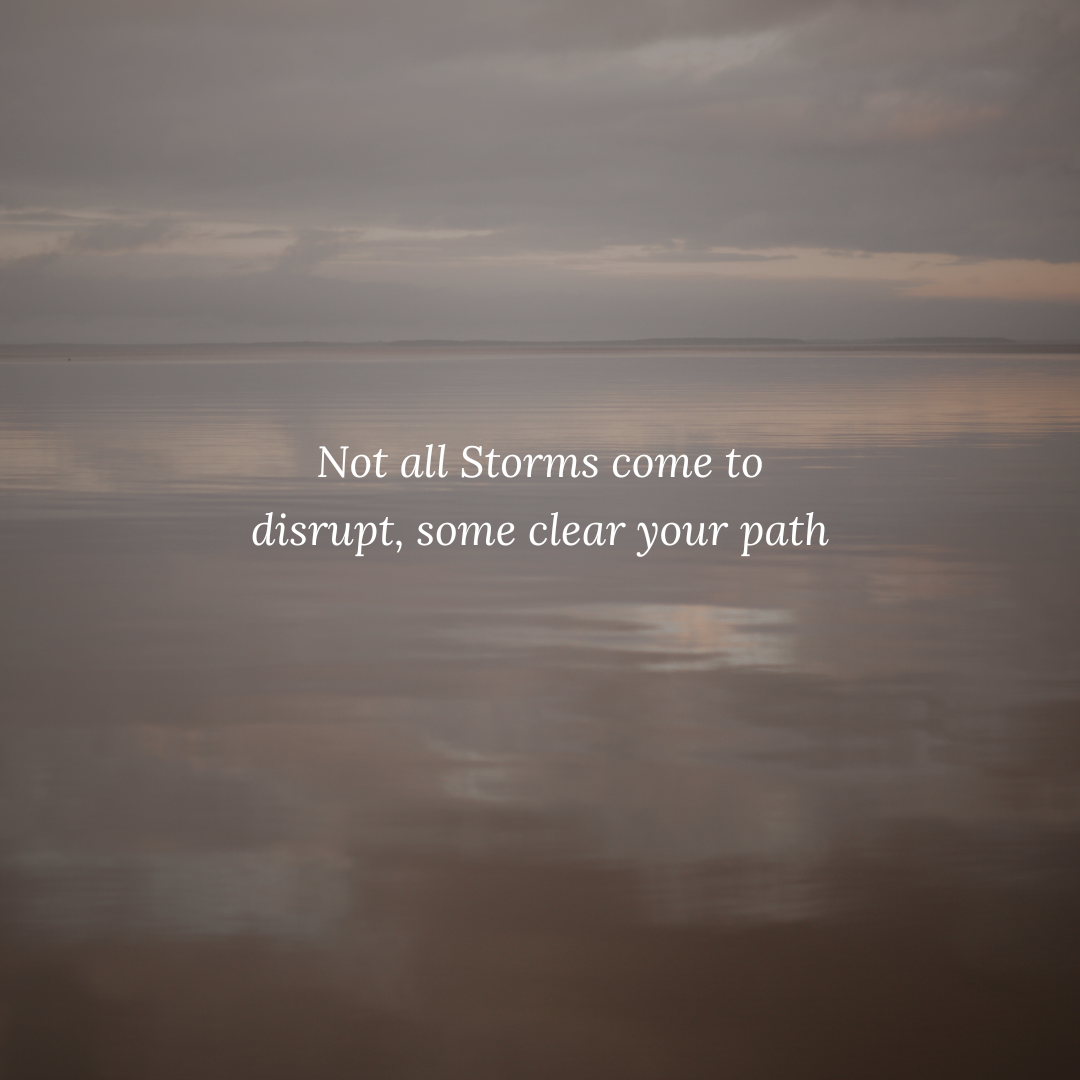 Not All Storms Disrupt, Some Clear Your Path | by CallHerCourageous ...