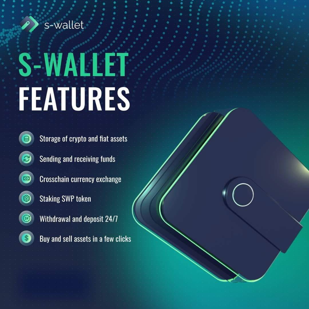 S-WALLET SWP TOKEN AND IT’S FEATURES The S-Wallet Protocol (SWP) is a ...