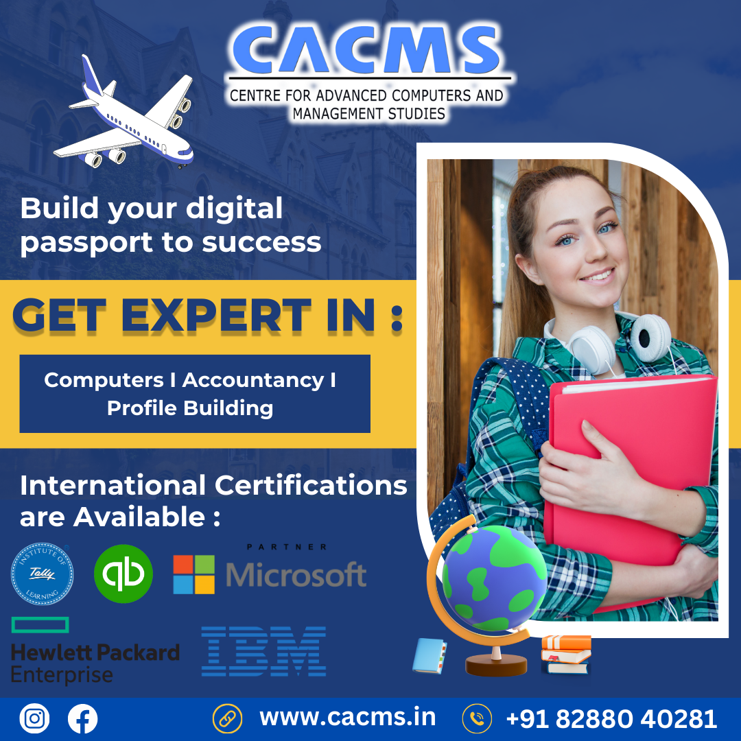 Build your digital passport to success with CACMS Institute! Master the art of computerized ...