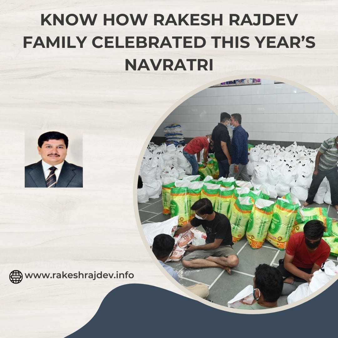 Know How Rakesh Rajdev Family Celebrated This Year’s Navratri - Rakesh ...