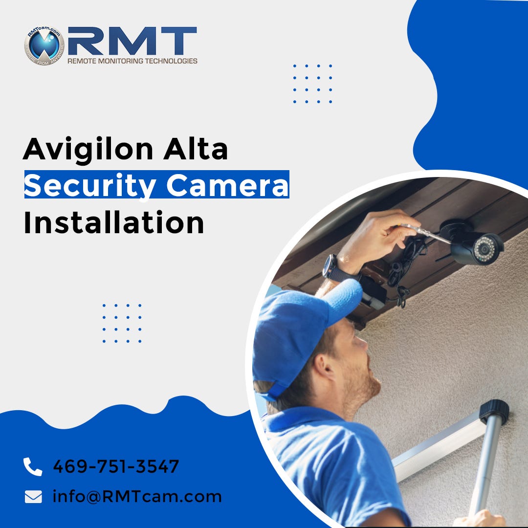Avigilon Alta Security Camera Installation - Rmtcam - Medium