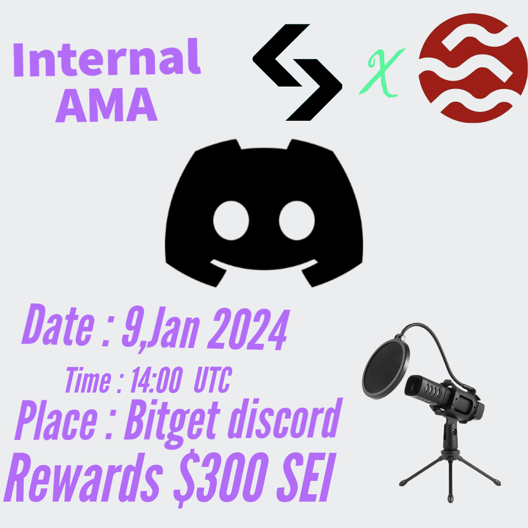 🚨 REMINDER 🚨 Seinetwork.io Bitget Wallet 🔴SEI & BITGET 🔴Date : 09/01/2024 🔴Time : 14:00 (UTC) 🔴 ...