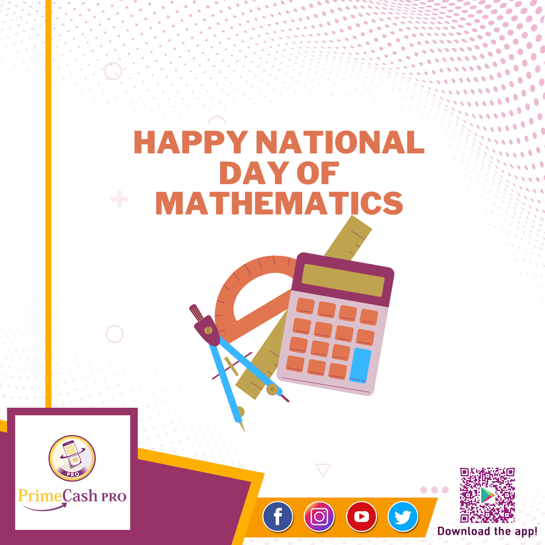 Happy National Day Of Mathematics - PrimeCash Pro - Medium