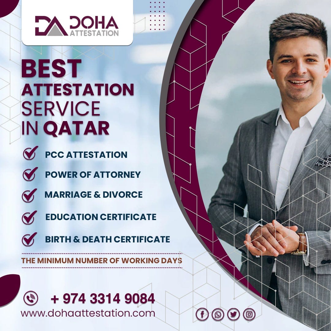 Doha Attestation offers the best certificate attestation - Doha ...