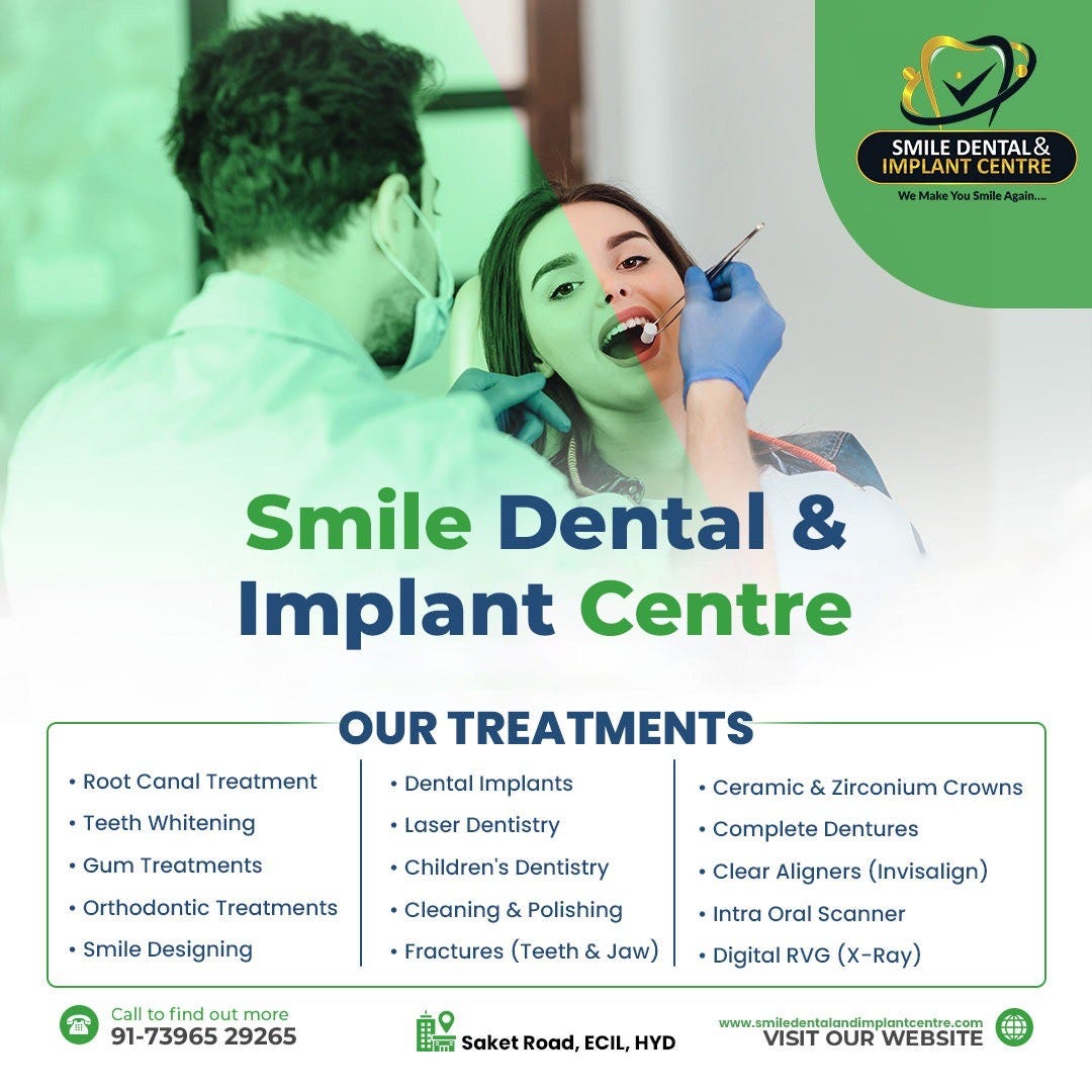 Affordable Dental Care near You in AS Rao Nagar, Ecil, Kapra — Smile ...