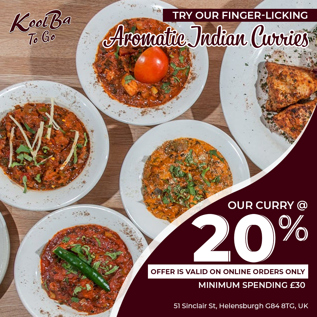 Get your favorite indian food online order helensburgh - Koolba To Go ...