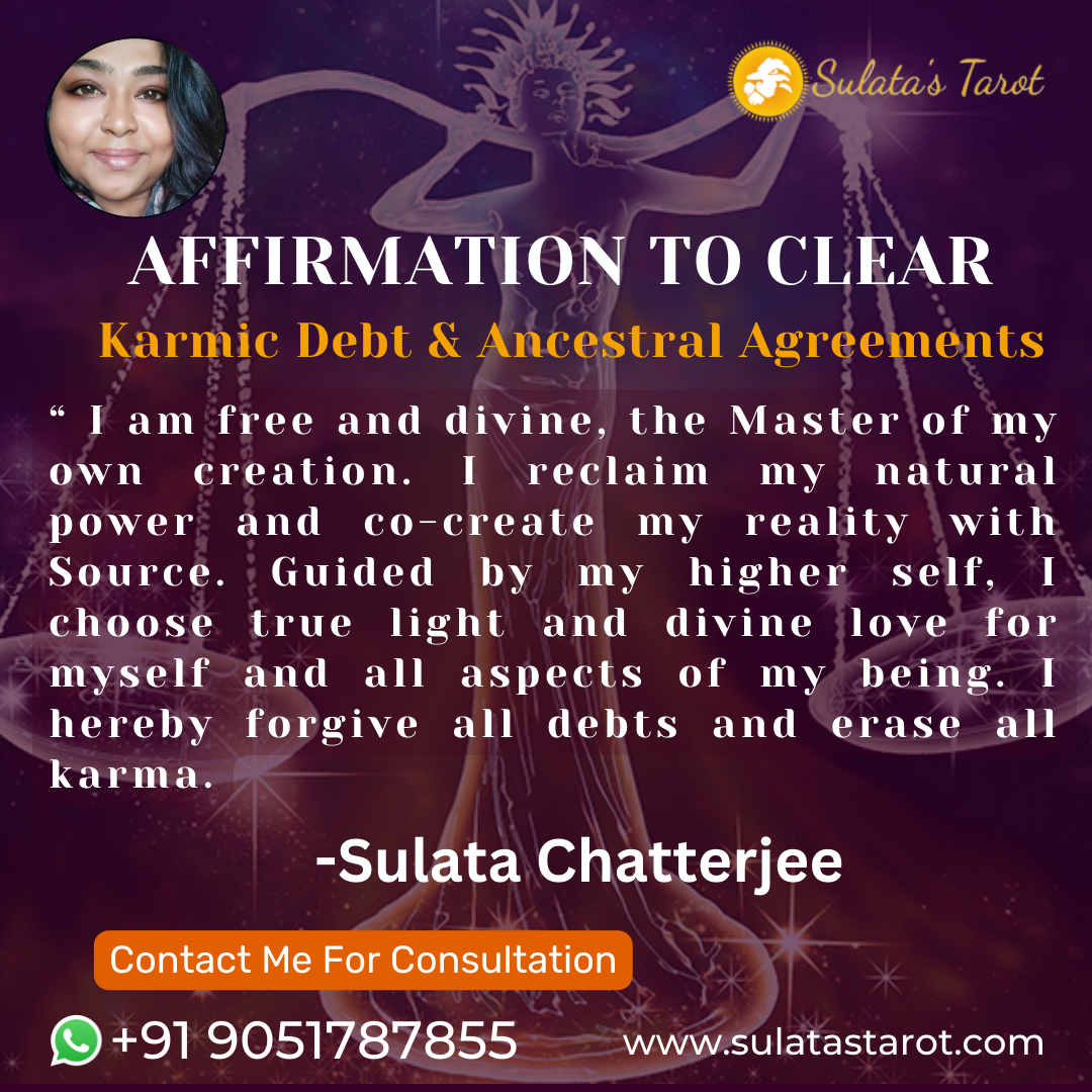 Affirmation To Clear Karmic Debt - Sulatas Tarot - Medium