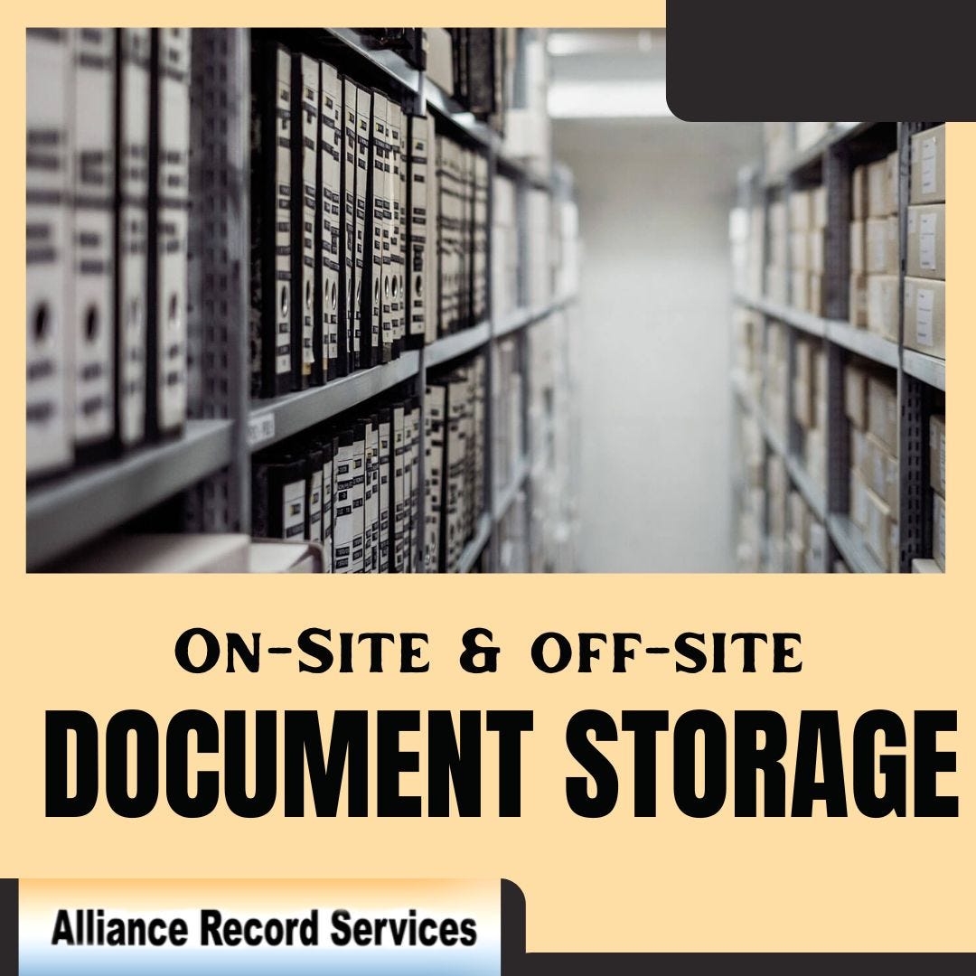 Document Storage Services for Businesses - Alliance Record Services ...