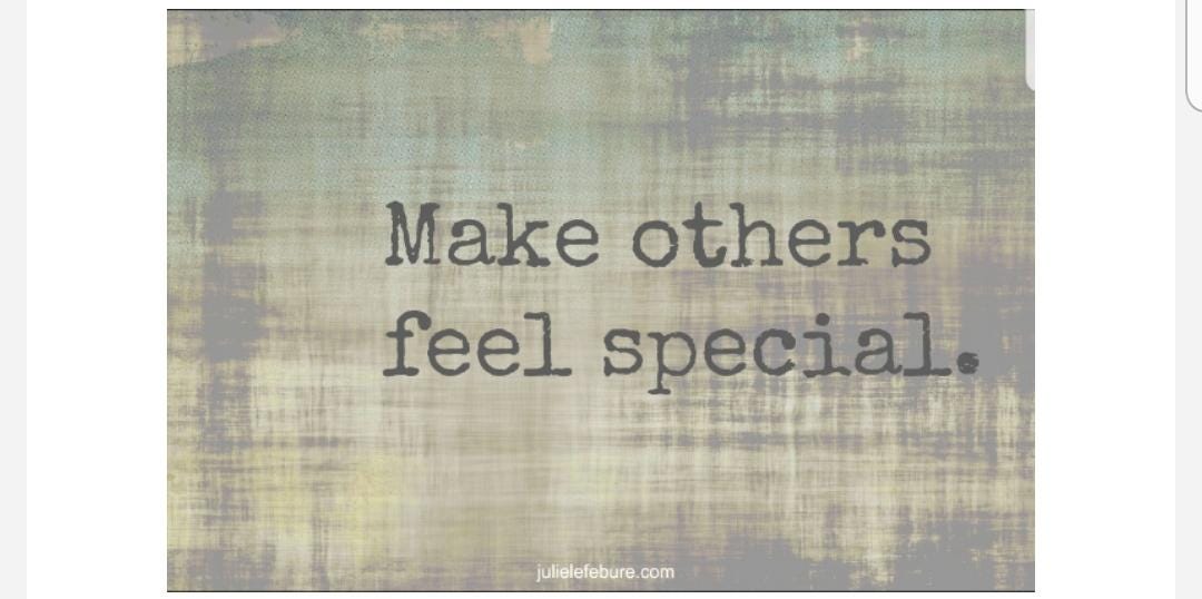 Make Others Feel Special. I have read the book, a book about… | by Huma ...