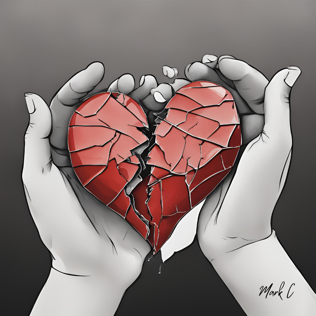 The remnants of shattered hearts. Throughout my life, I sought comfort ...