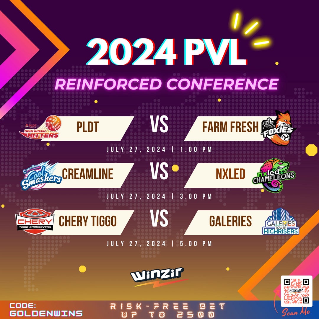 2024 PVL Reinforced Conference Matches | July 27, 2024 | by ...