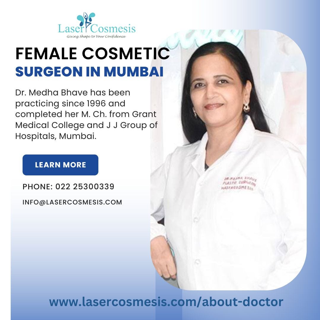 Renowned Female Cosmetic Surgeon in Mumbai — Dr. Medha Bhave ...