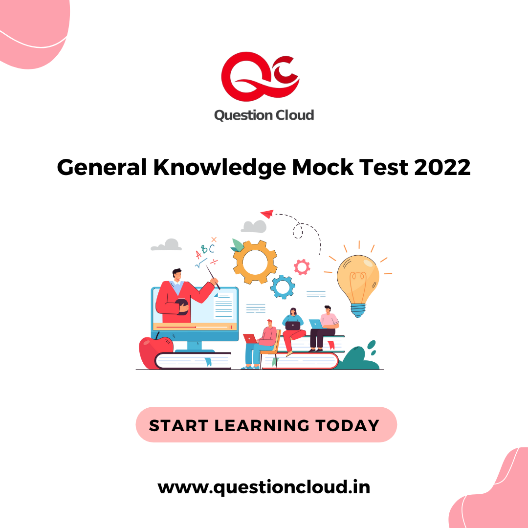 General Knowledge Mock Test 2022 - question cloud - Medium