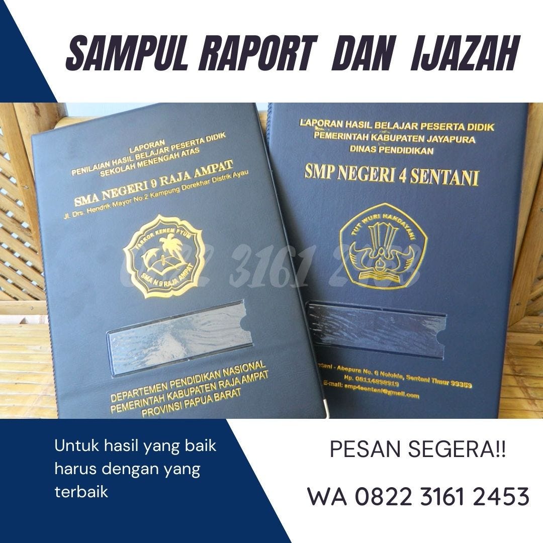 TERBARU-WA O822*3161*2453 map raport plastik Denpasar, Pusat Sampul ...