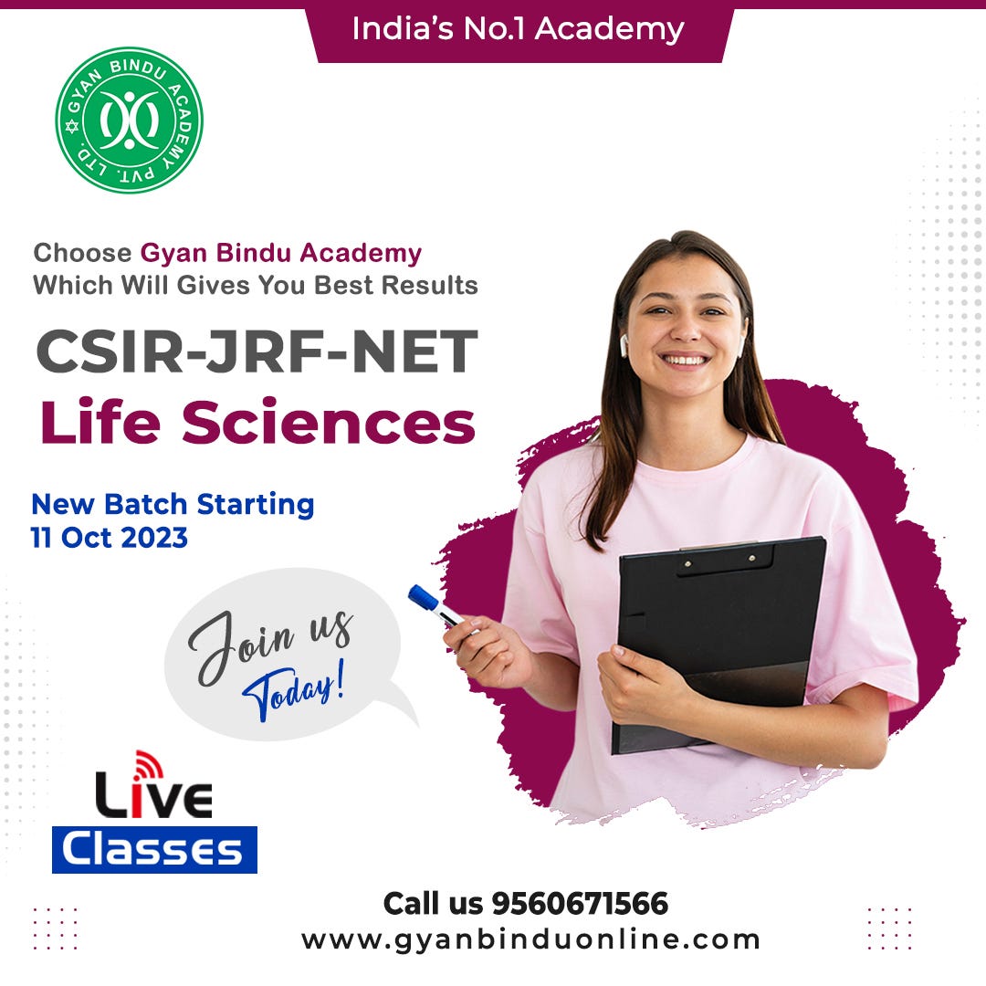 Complete Guide of CSIR Net Life Science Coaching in Delhi - Gyan Bindu Online - Medium