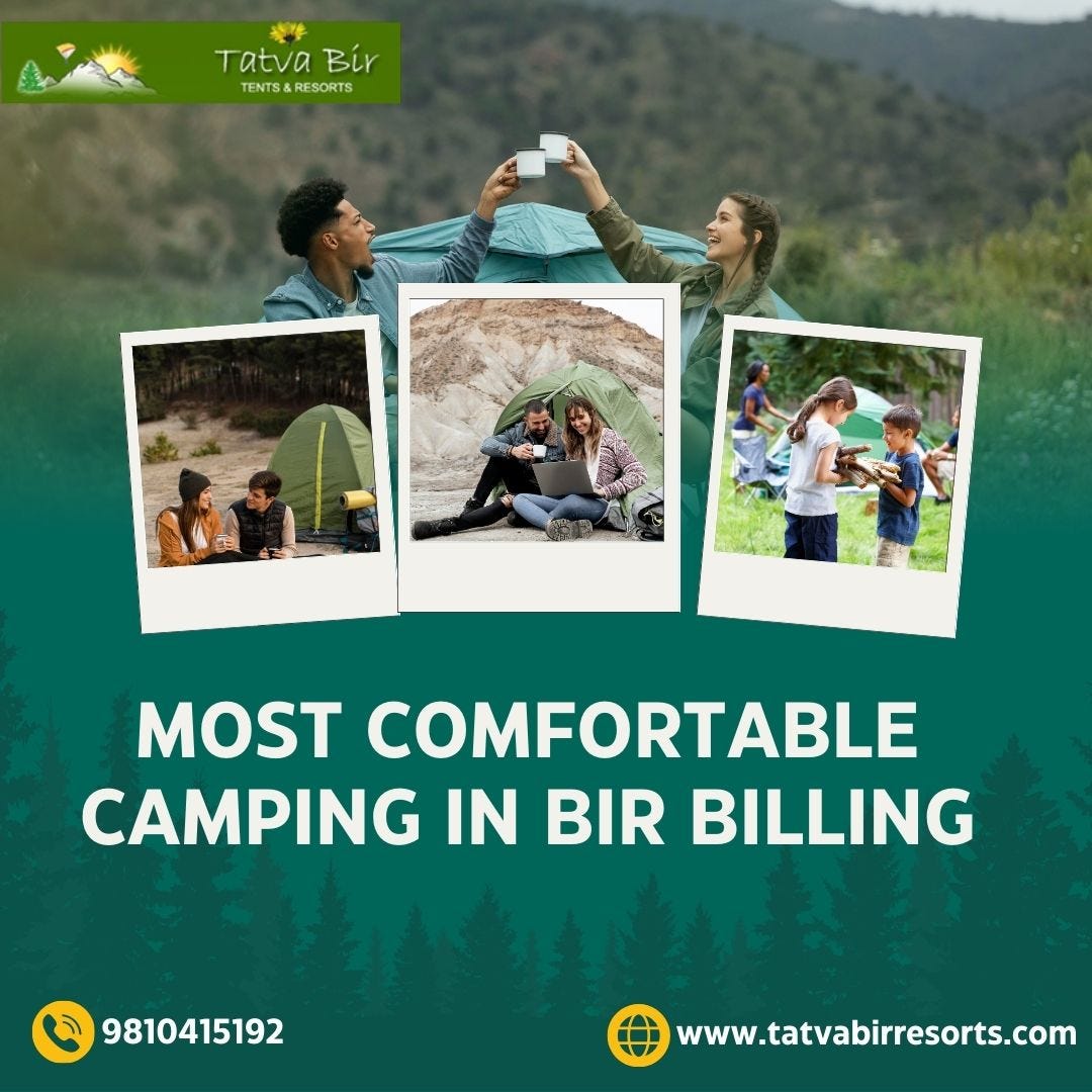Most comfortable camping in Bir billing - Tatvabir Resorts - Medium