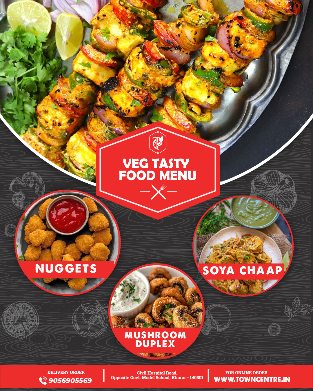 Savor Every Bite with Our Veg Tasty Food Menu - Towncentre - Medium