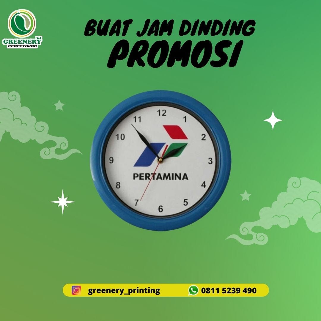 TERBAIK Buat Jam Dinding Promosi di Murung Raya Hub 0811 5239 490 WA - Raffigreenery - Medium